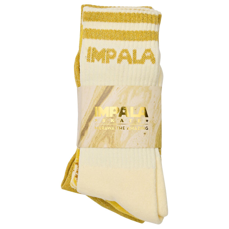 Impala Marawa Socks (3 Pack) / Marawa Gold - Shop at Roll Skate Studio