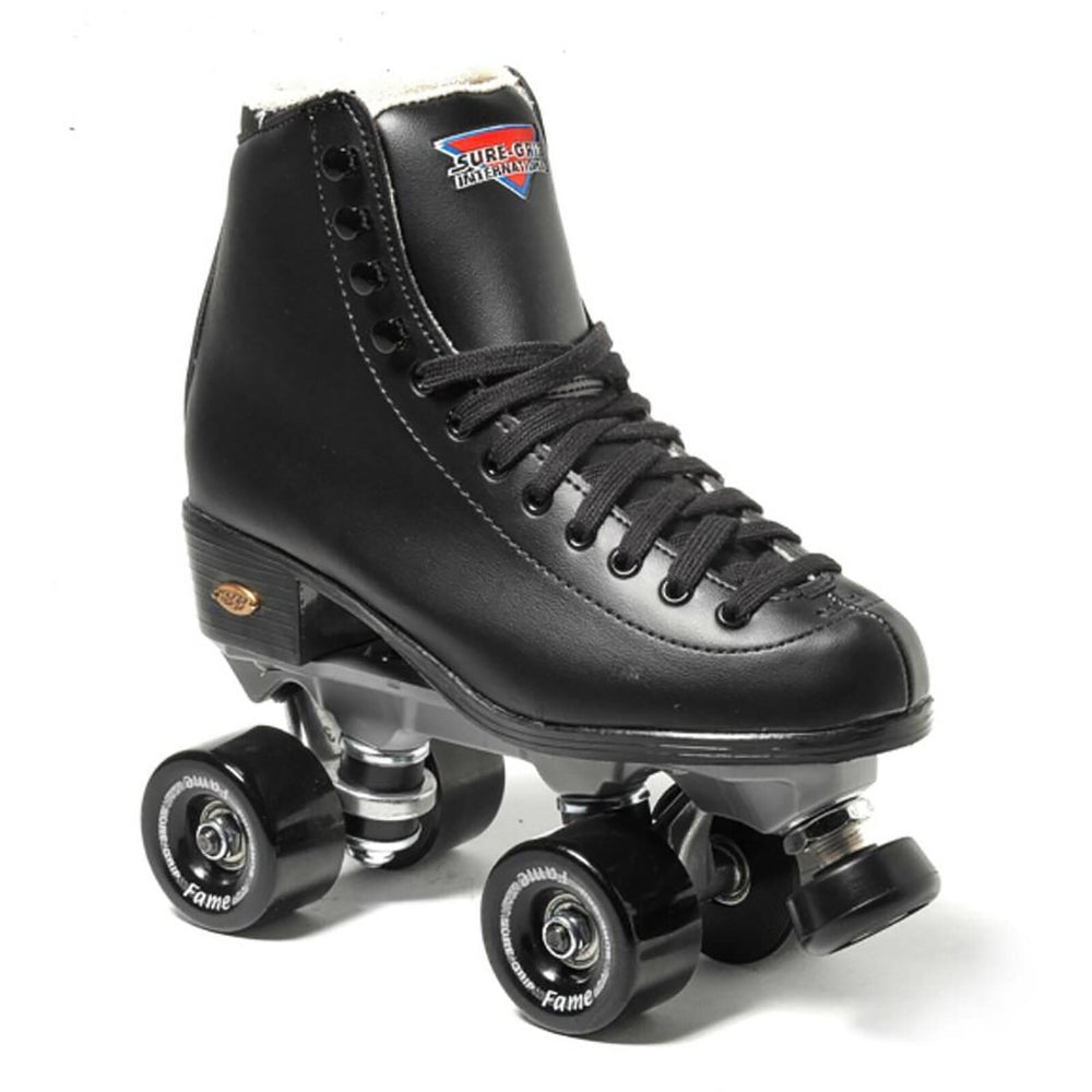 Sure-Grip Fame Roller Skates / Black - Shop at Roll Skate Studio